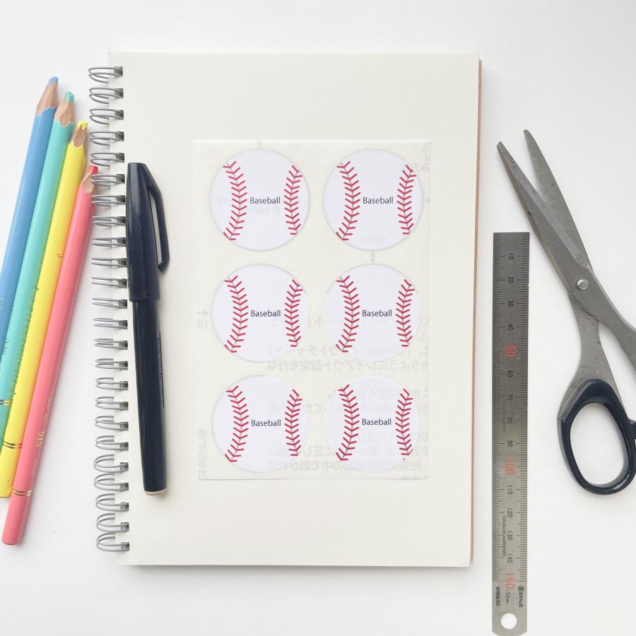 mix-Baseball よりどり2点 野球シール＆メッセージカード : にこにこHANDMADE - 通販 - Yahoo!ショッピング