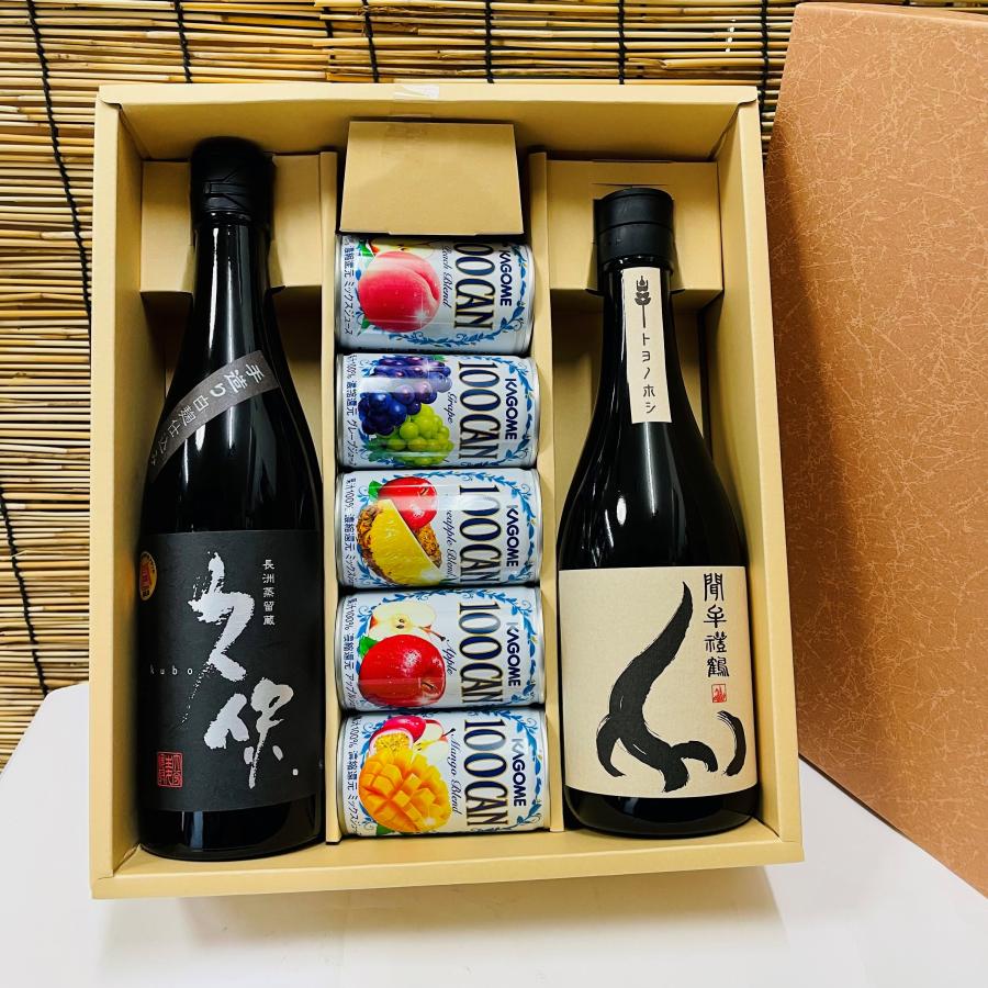 【御歳暮・ギフトセット】焼酎2本720ml ＆ 100％ジュース5本セット（箱入り） : b029 : にこまる酒販 - 通販 - Yahoo!ショッピング