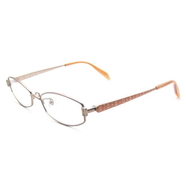 PRIVATE LABEL メガネ通販のショップのデザインがカワイイメガネ 【picnic】 JJ4002 C1 ゴールド／オレンジ ...