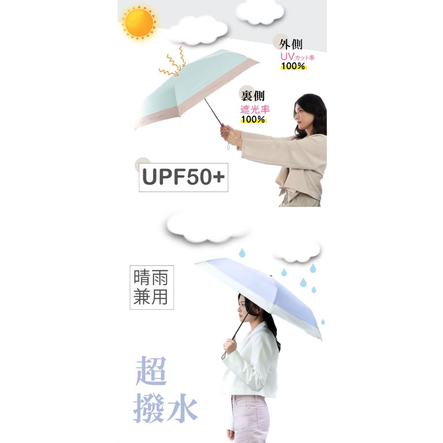 【超軽量・僅か130g】日傘 晴雨兼用 防風 折りたたみ 持ち運び便利 傘 晴雨兼用傘 雨傘 遮光100% 紫外線遮断 UVカット 6本骨 耐風 撥水 三段 頑丈 高品質 UPF50 ...
