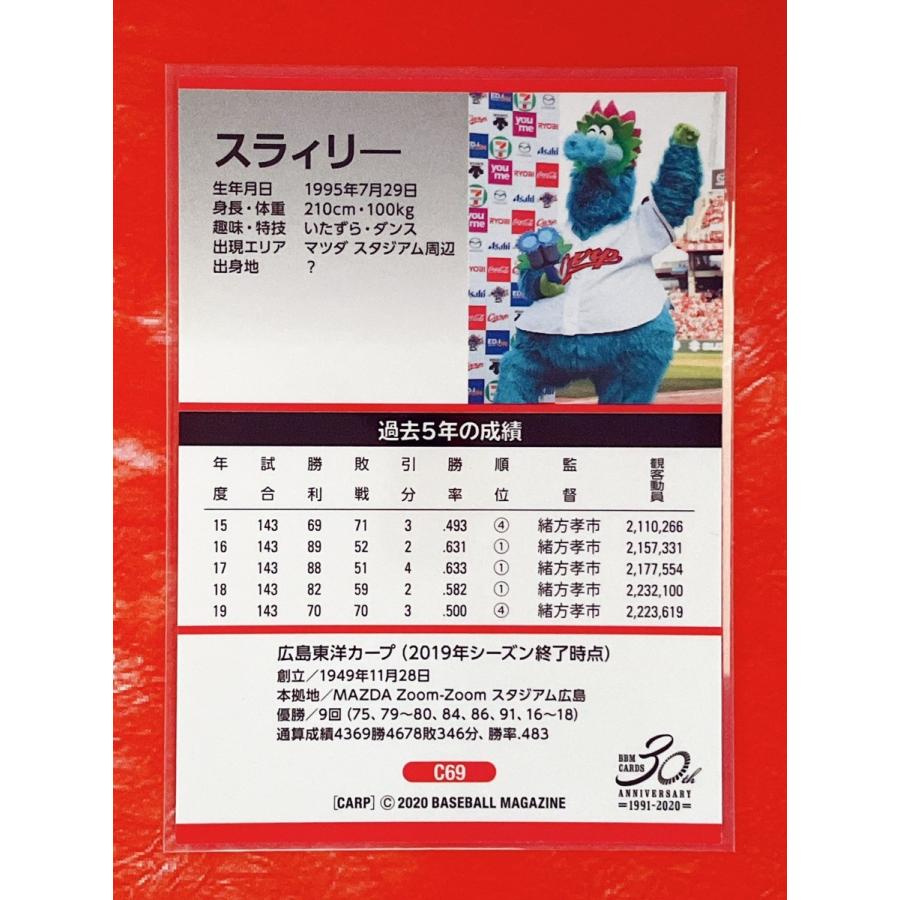 BBM2020 広島東洋カープ レギュラーカード C69 スラィリー : Nikotto Yahoo!ショップ - 通販 - Yahoo!ショッピング