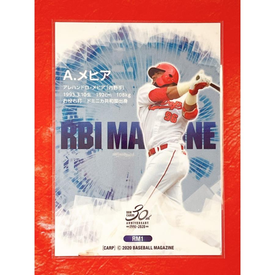 BBM2020 広島東洋カープ インサートカード RBI MACHINE RM1 A.メヒア : Nikotto Yahoo!ショップ - 通販 - Yahoo!ショッピング