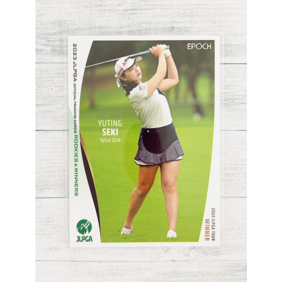 EPOCH 2023 JLPGA OFFICIAL TRADING CARDS ROOKIES & WINNERS レギュラーカード 19 セキ ユウティン : Nikotto Yahoo ...