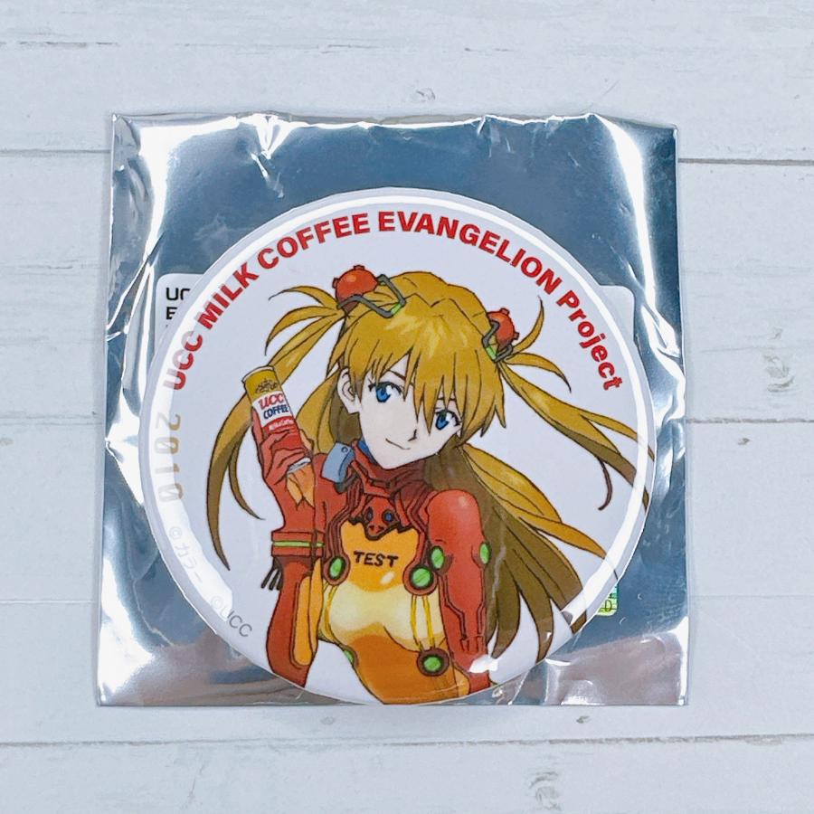 ☆ エヴァンゲリオン大博覧会 エヴァ博 UCC MILK COFFEE EVANGELION Project 歴代イラスト缶バッジ 2010 ...