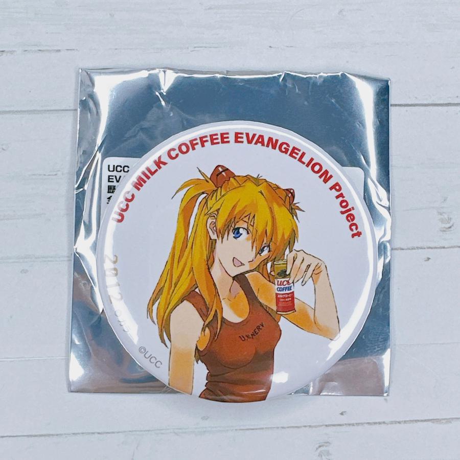 ☆ エヴァンゲリオン大博覧会 エヴァ博 UCC MILK COFFEE EVANGELION Project 歴代イラスト缶バッジ 2012 ...
