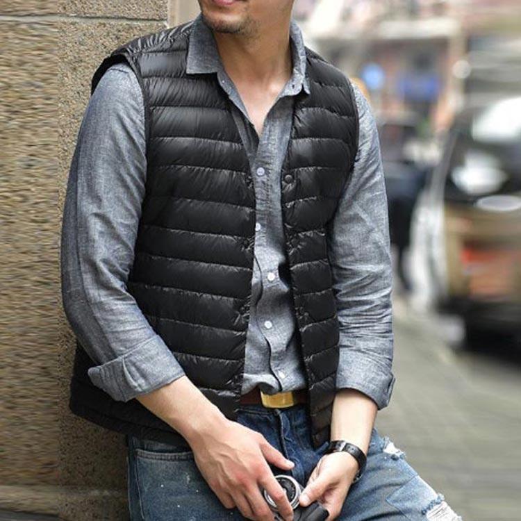 ダウンベスト インナーベスト メンズ Vネック ライトダウン ベスト ショート 軽量 薄手 秋冬 防寒 保温 インナー ビジネス 冬用 冬服 : nile-241105-ewds15 ...