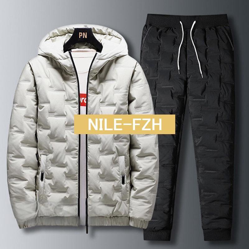 ジャージ メンズ セットアップ 上下セット ダウン スウェットパンツ 中綿セット 大きいサイズ カジュアル ルームウェア 部屋着 防風 防寒 秋 冬 : nile-241105-fdwg20 ...