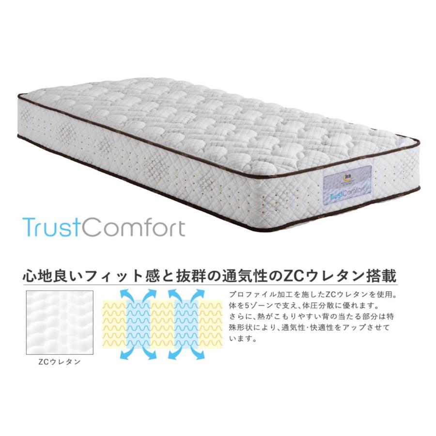 サータ マットレス トラストコンフォート 6.8 ZCウレタン 寝具 SERTA Trust Comfort ドリームベッド おしゃれ ...