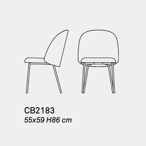 calligaris カリガリス トゥカミッド CB2183 2脚セット ダイニングチェア 椅子 イス TUKA MID コヌビア connubia おしゃれ : NIMUS PLUS ...