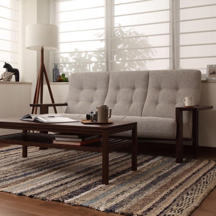 カリモク家具 カリモク ソファ 長椅子 三人掛け WT36モデル 平織布地 WT3603 WT3653 WT3623 WT3673 3P プレミアム karimoku 国産 : NIMUS ...