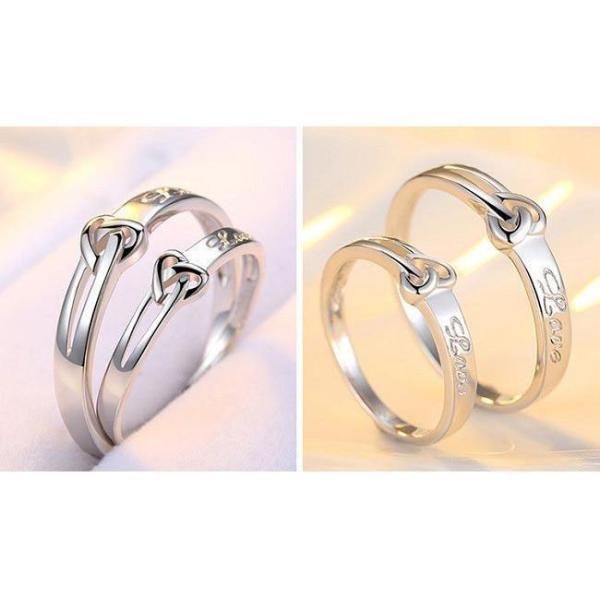 ペアリング フリーサイズ 指輪 ハート LOVE シルバー925 プラチナ仕上げ C型リング 母の日ギフト 女性 男性 : jh-jz002-0413-001-81 : NINAメルカート ...
