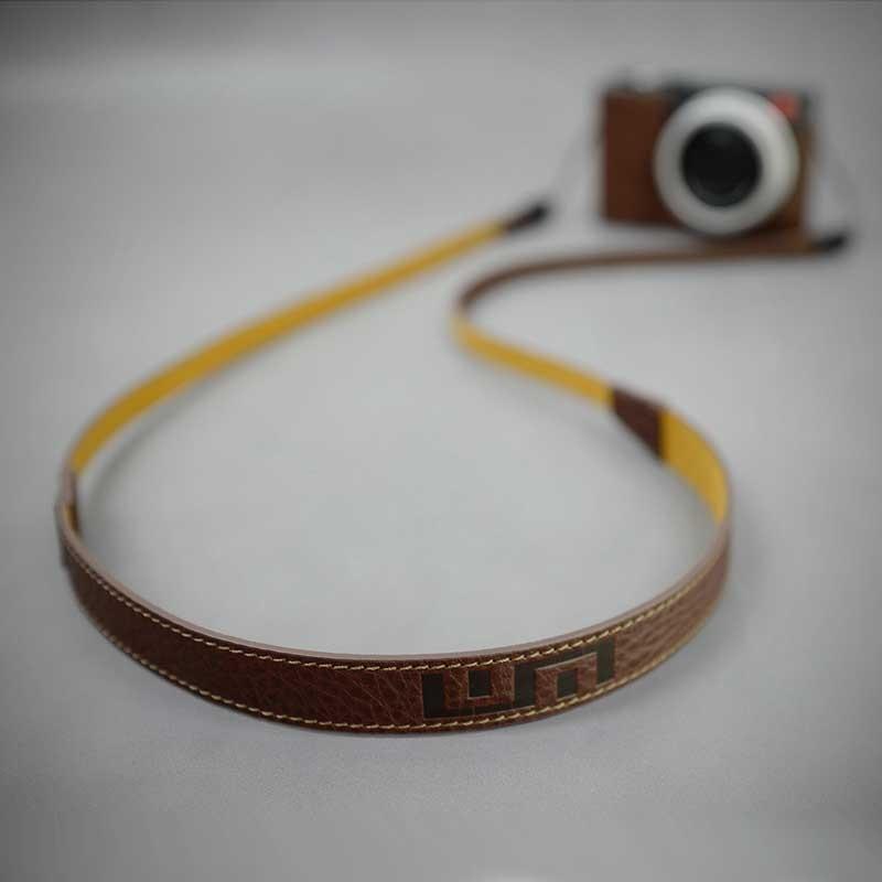 LIM'S Italian MINERVA Genuine Leather Neck Strap for Compact Camera NS ...
