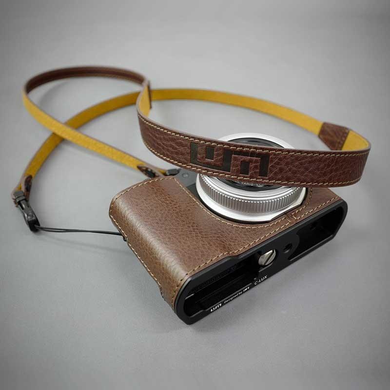LIM'S Italian MINERVA Genuine Leather Neck Strap for Compact Camera NS ...