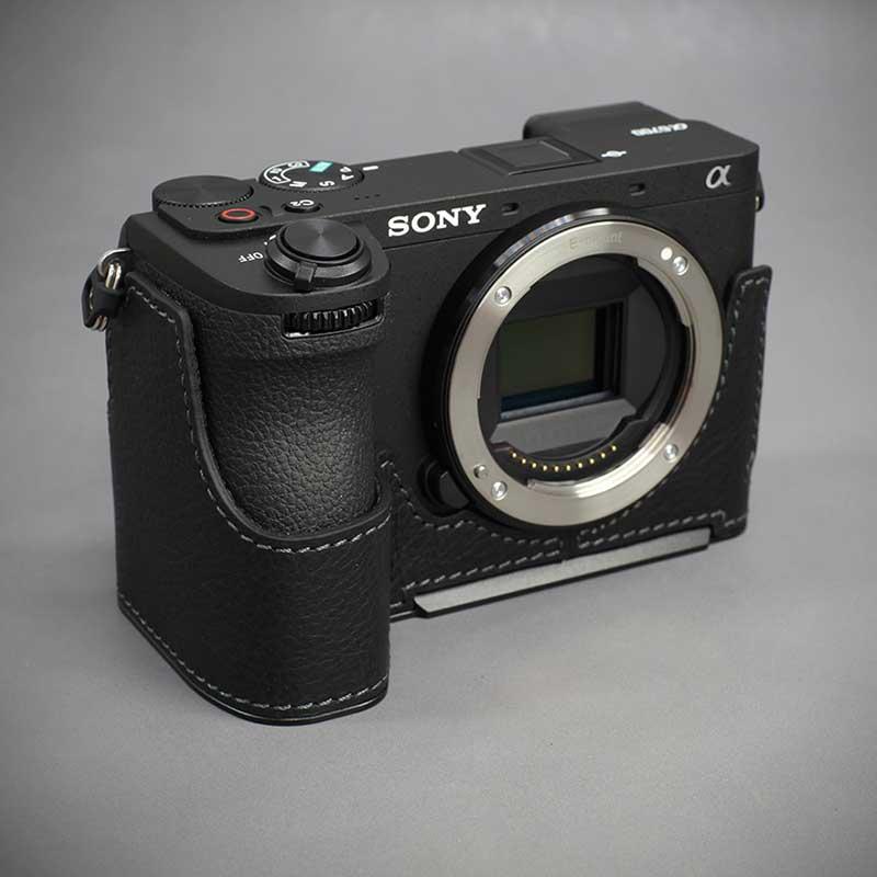 SONY カメラケース Lims リムズ α6700 専用 イタリアンレザー ケース Black メタルプレート 本革 おしゃれ SY-A6700DBK LIM'S 日本正規販売店 ...