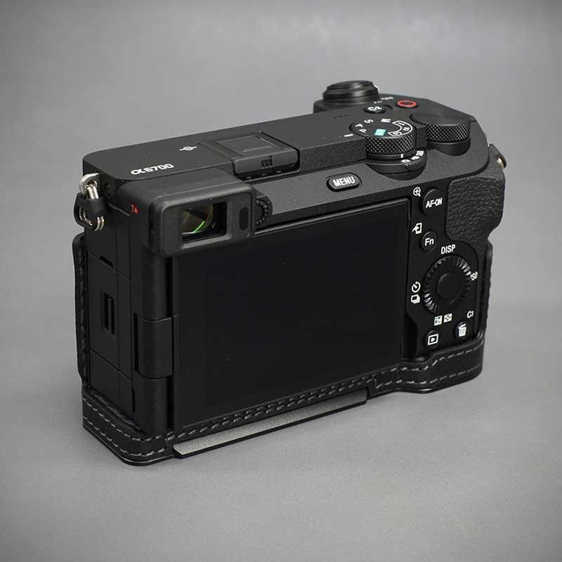 LIM'S SONY α6700 専用 イタリアンレザー カメラケース Black メタルプレート 本革 おしゃれ SY-A6700DBK リムズ 日本正規販売店 :sy-a6700dbk ...