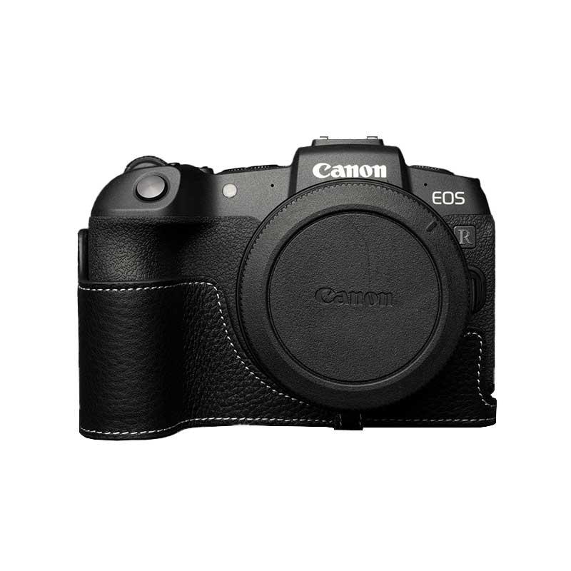 カメラケース TP Original Canon EOS RP 用 レザー ケース Black おしゃれ 本革 牛革 速写ケース キャノン ...