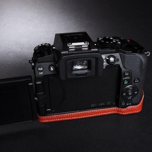 LUMIX TP Original Leather Camera Body Case レザーケース for Panasonic G7 おしゃれ ...