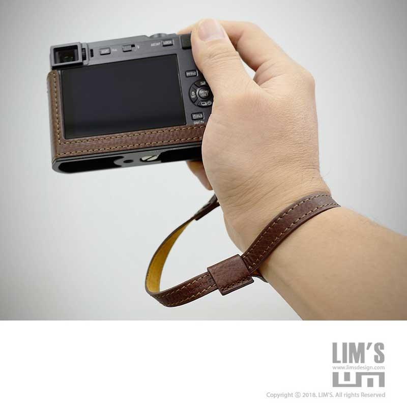 LIM'S Italian MINERVA Genuine Leather Wrist Strap for Compact Camera WS ...