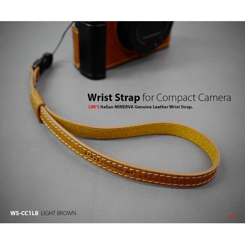 LIM'S Italian MINERVA Genuine Leather Wrist Strap for Compact Camera WS ...