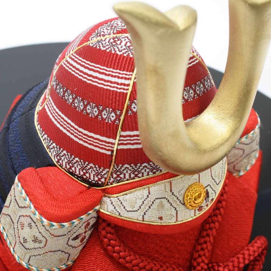 木目込かぶと 博多織 赤 チリメン鯉飾り【品番1656-2】柿沼東光作 : 人形の松屋 - 通販 - Yahoo!ショッピング