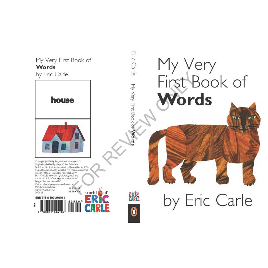 MY VERY FIRST BOOK OF WORDS（英語絵本）エリック・カール 幼児用 言葉 はらぺこあおむし : 世界とつながる本屋さん ...