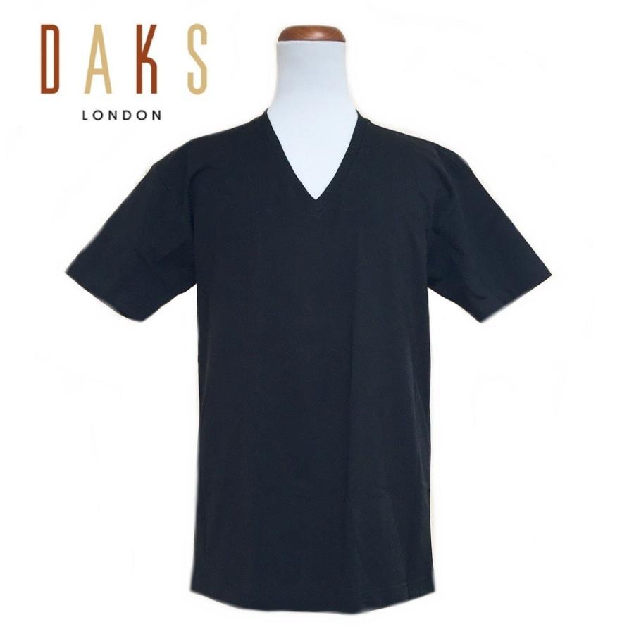 DAKS Vネック T-SHIRT【BLACK】 : NIPPIN Yahoo!ショップ - 通販 - Yahoo!ショッピング