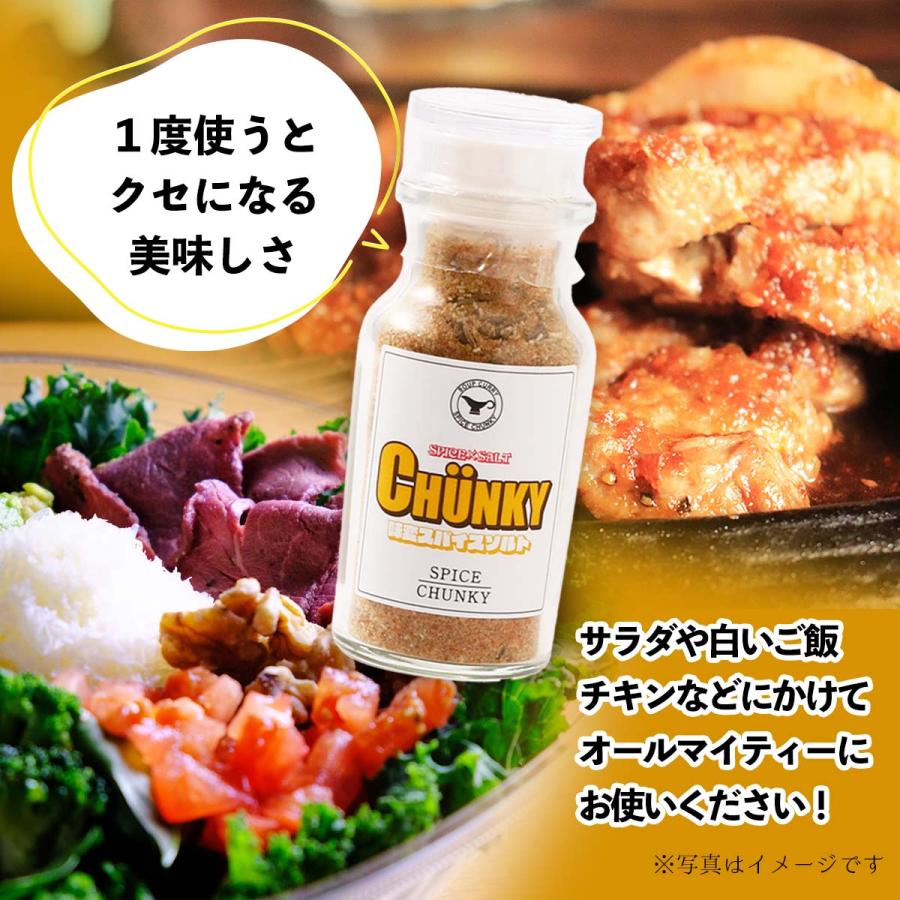 調味料 SPICE CHUNKY 味変スパイスソルト 45g /スパイス スパイスソルト 宮崎県 スパイスチャンキー 味変 香辛料 瓶入り スープカレー カレー 専門店 : にじデパート ...