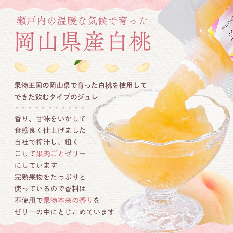 [elims] ゼリー おかやま陽乃果ゼリーセット 10個入り (和気町のりんご、一宮のマスカット、高梁のピオーネ、倉敷みかん、一宮の白桃)各150g×2 /ギフト ぜりー ...