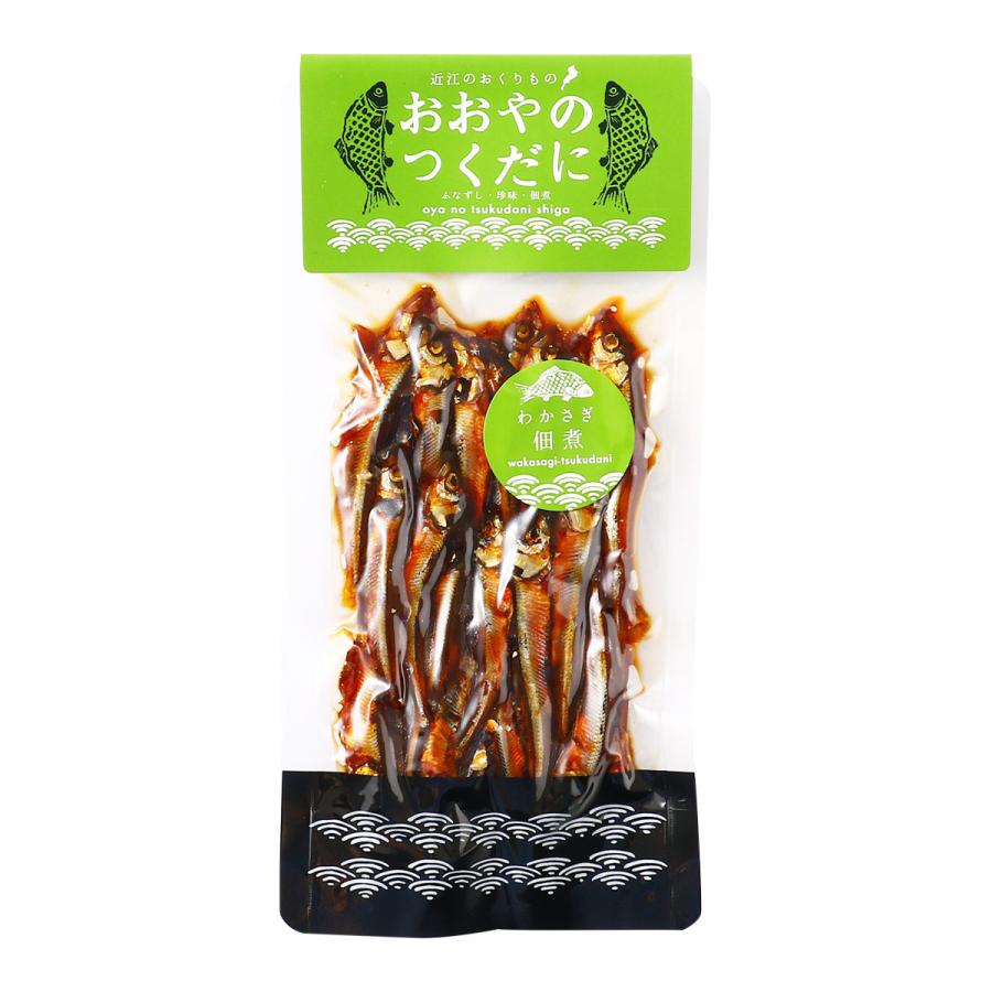 佃煮 大家 おおやのつくだに わかさぎ佃煮 60g 佃煮 わかさぎ 国産 滋賀県 ごはんのお供 手土産 お弁当 惣菜 おつまみ にじ 5816