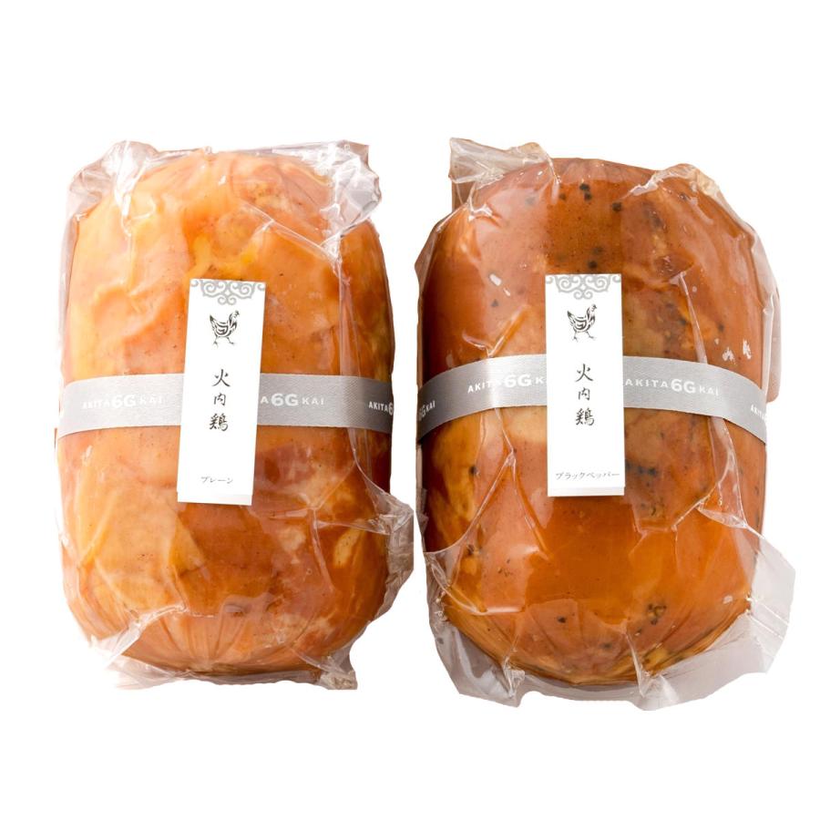 比内地鶏 火内鶏 ブロックハム 500g2本セット 杉箱入 ハム 鶏肉 : 産直お取り寄せニッポンセレクト - 通販 - Yahoo!ショッピング