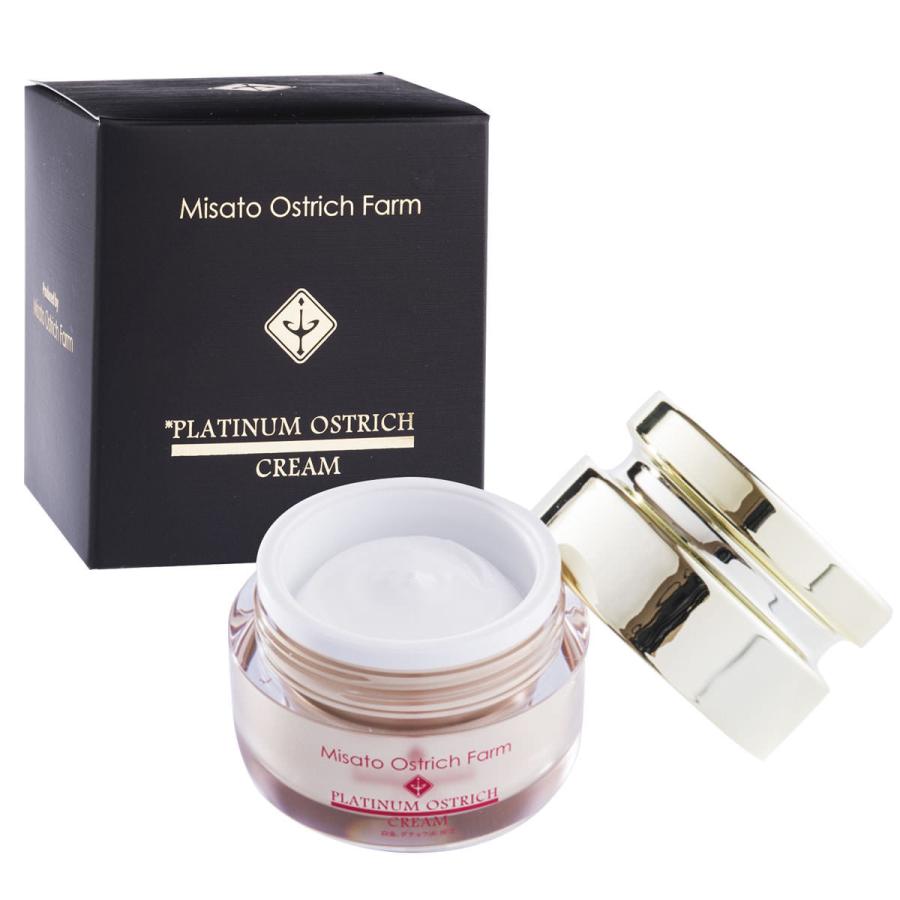 プラチナム Platinum Ostrich cream スキンケア クリーム 日本製 オーストリッチオイル 顔 フェイスクリーム 埼玉 美里 ...