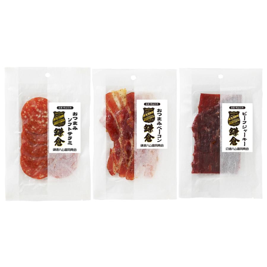 鎌倉ハム 富岡商会 お手軽ドライおつまみセット GL-KHB サラミ ベーコン : 産直お取り寄せニッポンセレクト - 通販 - Yahoo!ショッピング