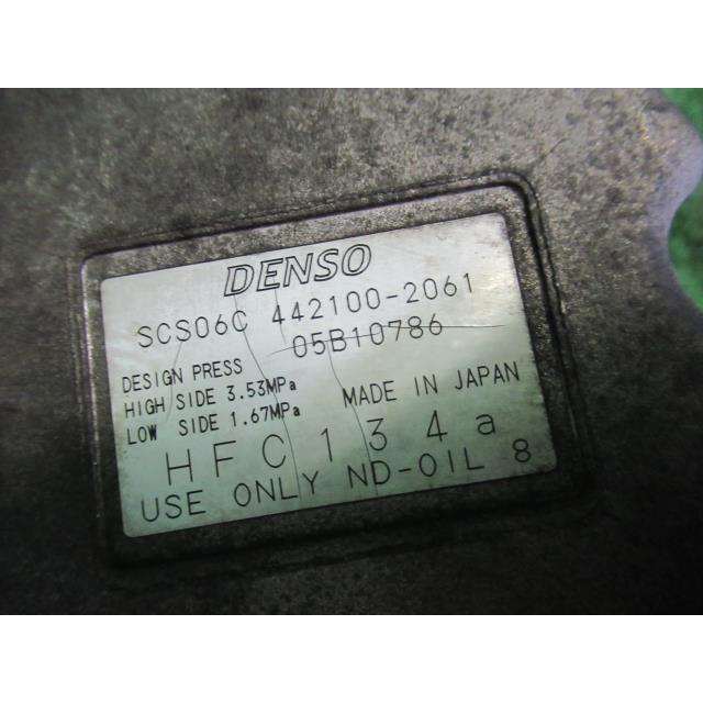 bB GH-NCP31 エアコン コンプレッサー Z 040 デンソー 442100-2061 210938 : nippou5554ヤフー ...
