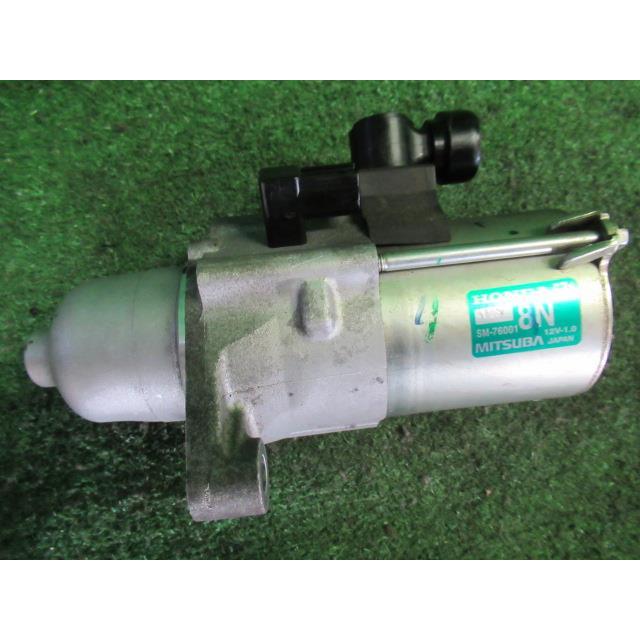 N-WGN N−WGN DBA-JH1 セルモーター スターターモーター カスタムG ターボパッケージ NH850 スマートブラック ミツバ SM-76001 220420 ...