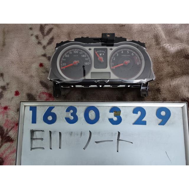 ノート DBA-E11 スピードメーター 1500 中級 KY0 銀 630329 : nippou5554ヤフーショップ - 通販 - Yahoo!ショッピング
