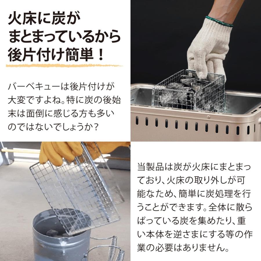 グリーンライフ(GREEN LIFE) 日本製 煙が少ない 熱くなりにくい バーベキュー BBQ 卓上 少煙シチリン L-390S ...