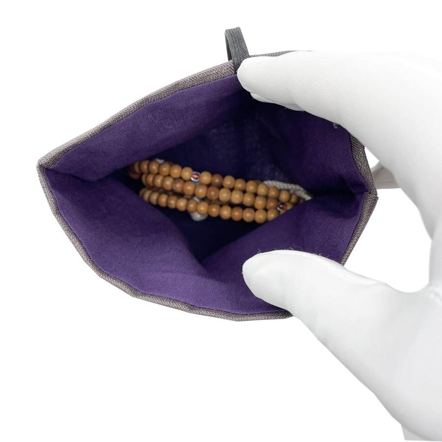 shingon.shop 念珠入れ 数珠入れ 麻素材 男女 モダン (黒色) : NIRVANA shop - 通販 - Yahoo!ショッピング