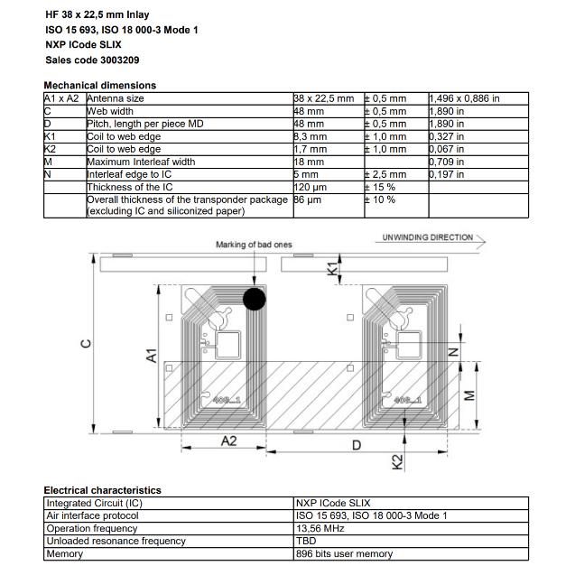 アウトレット品【HF 38×22.5mm Inlay SLIX】Dry 100pcs SC3003209 : 3003209 : 日精 ヤフー ...