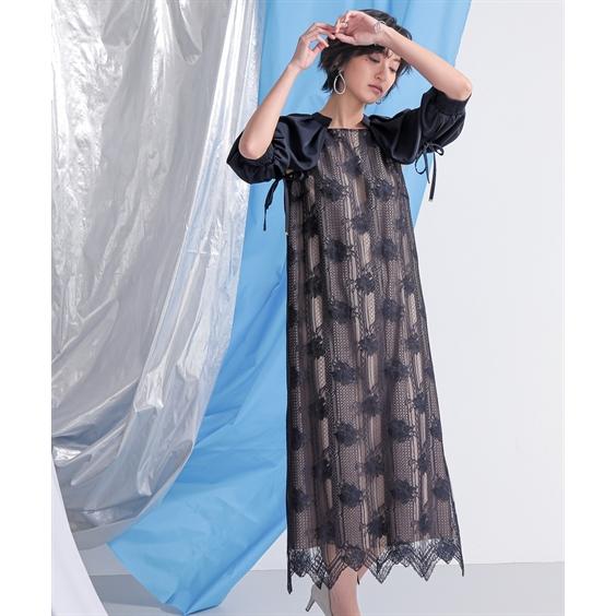 Callarus レディース 結婚式 ドレス パーティードレス 謝恩会 同窓会 ワンピース ボリュームスリーブ レース ニッセン pd0 : 7days Life Styling by ...