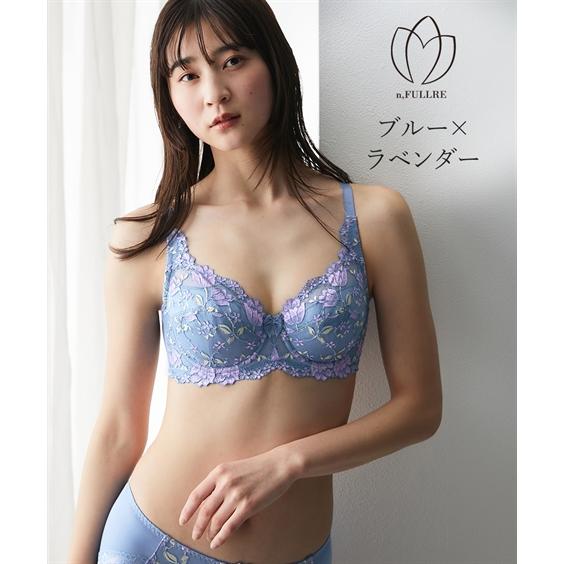 ニッセン ブラジャー 脇高 レディース フルカップ ワイヤー入り チューリップ柄 ( トリンプ ) E90〜J85 nissen : ニッセン Yahoo!店 - 通販 - Yahoo!ショッピング