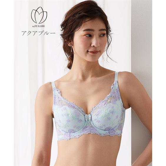 ブラジャー 脇高 レディース フルカップ ワイヤー入り チューリップ柄 ( トリンプ ) E90〜J85 ニッセン nissen :ZZY4317F6168:ニッセン Yahoo!店 - 通販 ...