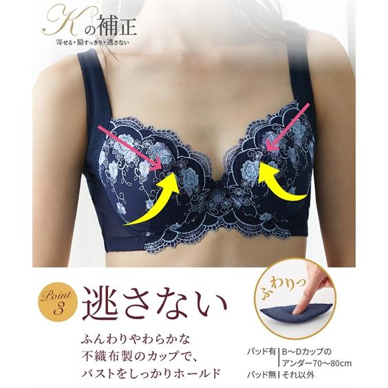 ニッセン ブラジャー ワイヤー入り レディース バストをきれいに見せる ( トリンプ ) B70〜F80 nissen : ニッセン Yahoo!店 - 通販 - Yahoo!ショッピング