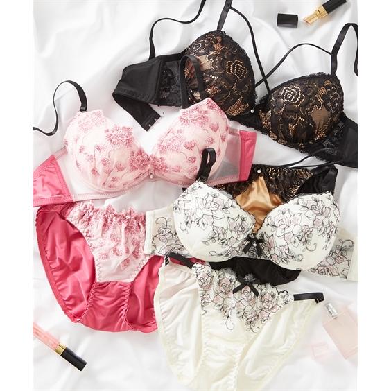 福袋 ブラジャー ショーツ セット レディース おまかせデザイン 3セット組 B70_M〜D75_M ニッセン nissen :ZZY4319C3142:ニッセン Yahoo!店 - 通販 ...