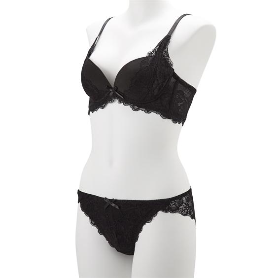 ニッセン ブラジャー ショーツ セット レディース 脇肉 すっきり シンプルトーン レース E70_M〜F80_L nissen : ニッセン Yahoo!店 - 通販 - Yahoo!ショッピング