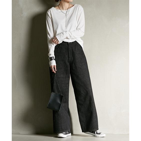 ニッセン パンツ ワイド レディース 綿100％ ゆるシルエット超ワイド Soiunique S/M/L/LL nissen : ニッセン Yahoo!店 - 通販 - Yahoo!ショッピング