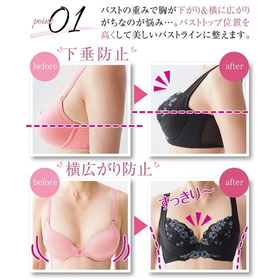 ニッセン ブラジャー ワイヤー入り 大きいサイズ レディース 下垂防止 バスト下から支える 編レース C85〜D105 nissen : ニッセン Yahoo!店 - 通販 - Yahoo ...