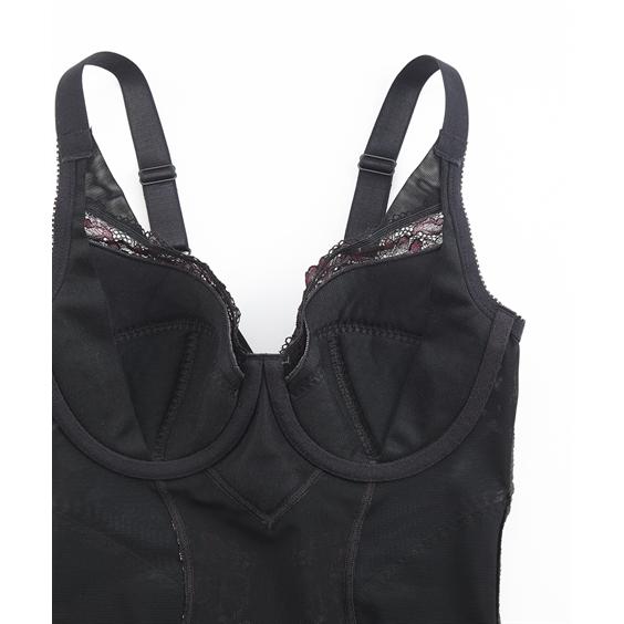 ボディスーツ レディース お腹周りを引き締める フルカップ 日本製 レース ( トリンプ ) E75_L〜F85_LL ニッセン nissen :ZZY4321D1202:ニッセン Yahoo ...