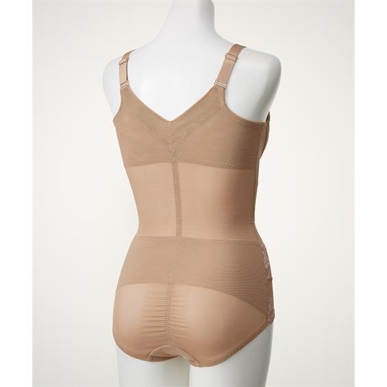 ボディスーツ レディース お腹周りを引き締める フルカップ 日本製 レース ( トリンプ ) E75_L〜F85_LL ニッセン nissen : zzy4321d1202 : ニッセン ...