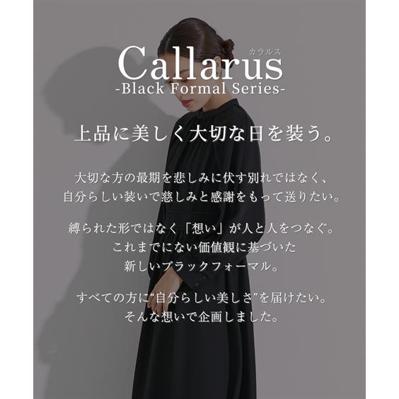 ニッセン 喪服 礼服 ワンピース 大きいサイズ レディース Callarus 洗える 防しわ サテンパイピング デザイン スタンドカラー 4L/5L/6L フォーマル nissen ...