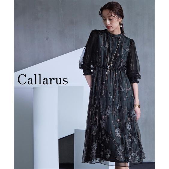 ニッセン ドレス ワンピース 大きいサイズ レディース 結婚式 パーティー オケージョン Callarus Embroidery Lace Design One Piece Dress 4L ...